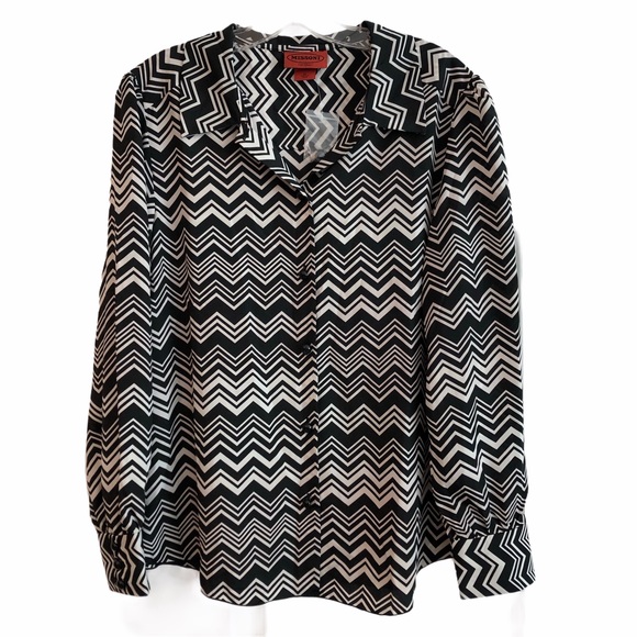 Missoni for Target | Tops | New Missoni X Target Chevron Blouse Xl | Poshmark
